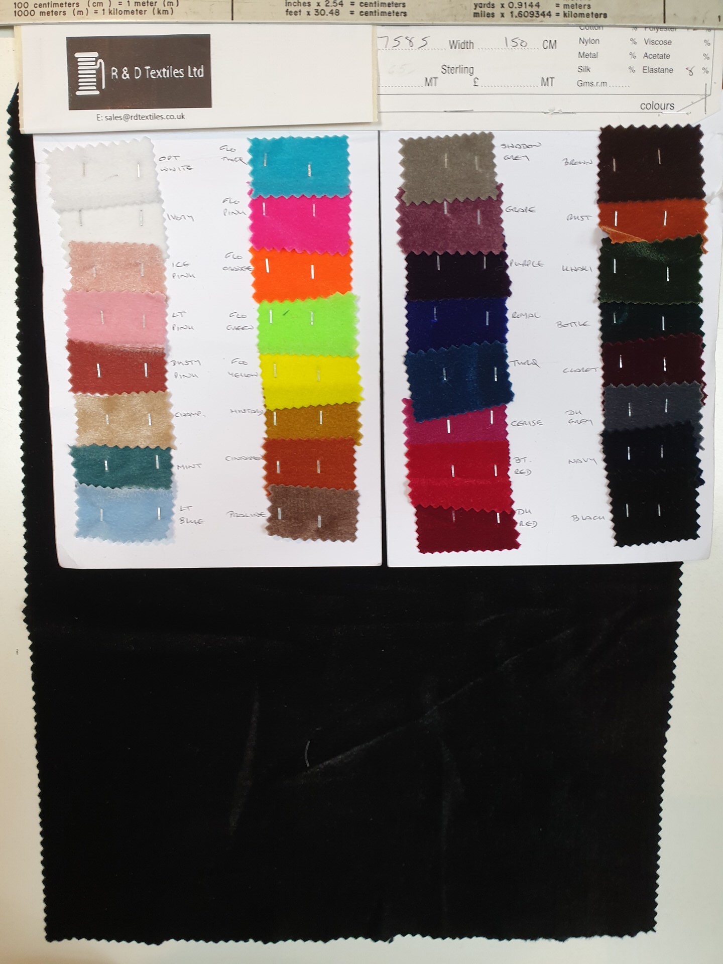 R & D Textiles Ltd – Textile Wholesalers