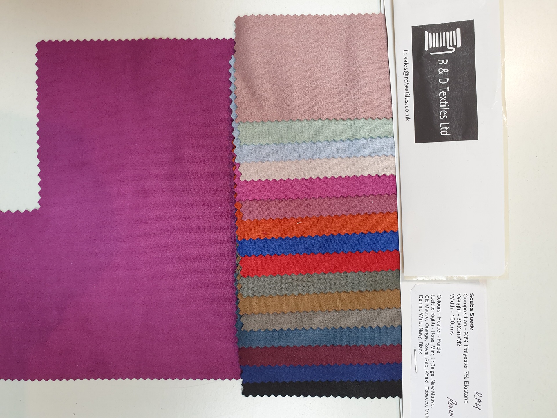 R & D Textiles Ltd – Textile Wholesalers