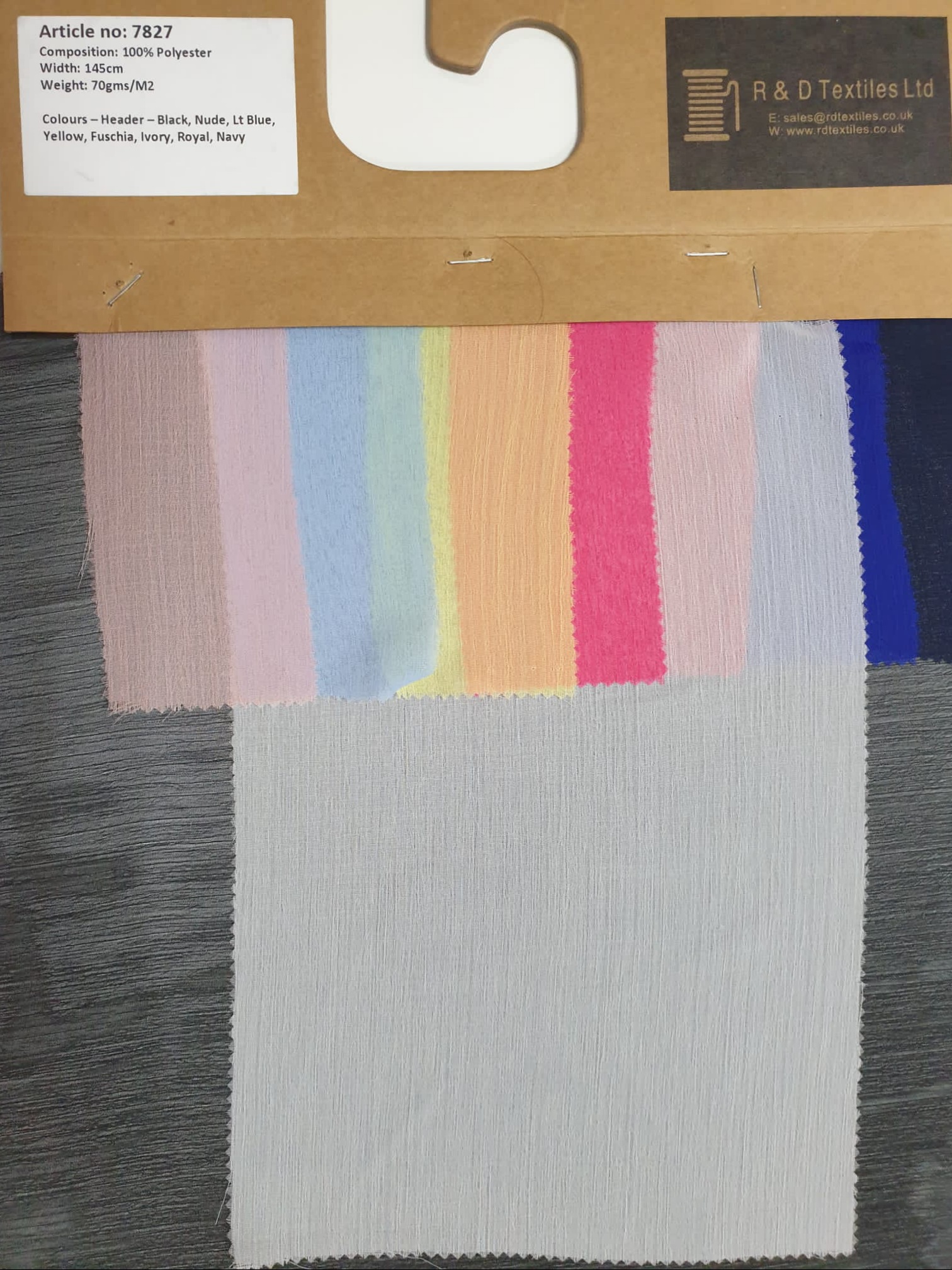 R & D Textiles Ltd – Textile Wholesalers